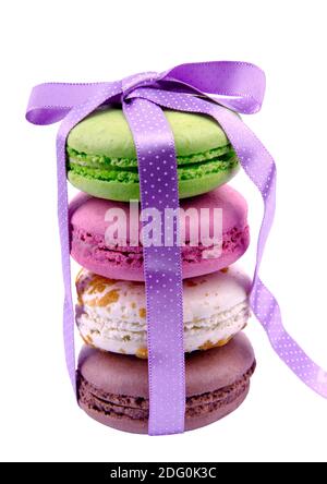 color macaroon as very nice sweet food background Stock Photo - Alamy