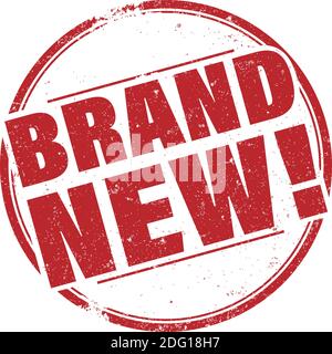 Brand New Rubber Grunge Stamp Seal Vector Illustration Stock Vector ...