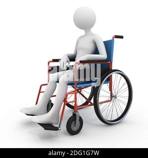 Handicapped person in wheelchair Stock Photo Alamy
