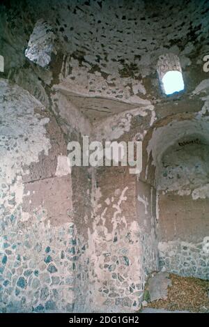 corbeled zone of transition, Bazeh Khur Parthian chahartaq Fire Temple ...