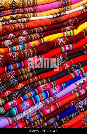 peruvian cloth, fabric peruvian Stock Photo - Alamy