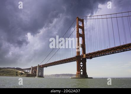 Storm approaching Golden Gate Stock Photo - Alamy