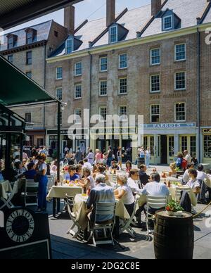 New York, 1980s, restaurants, shops, main street, Sag Harbor, The ...