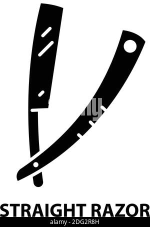 Straight razor logo design with editable slogan. Branding book and ...