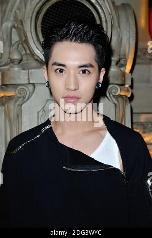 Chinese actor Xu Weizhou aka Timmy Xu attending the Givenchy Menswear ...