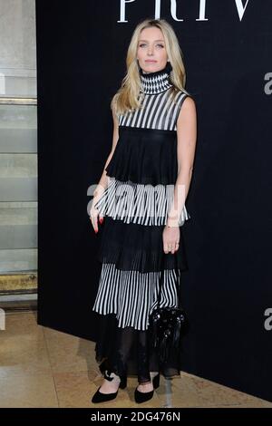 Annabelle Wallis attending the Giorgio Armani Prive Haute Couture ...