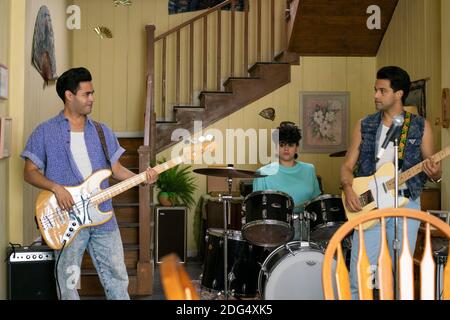 SELENA: THE SERIES, from left: Gabriel Chavarria, Ricardo Chavira, Dame ...