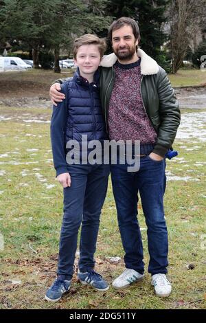 Helie Thonnat et Gregory Montel assiste au photocall du film La Soif de ...