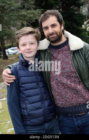 Helie Thonnat et Gregory Montel assiste au photocall du film La Soif de ...