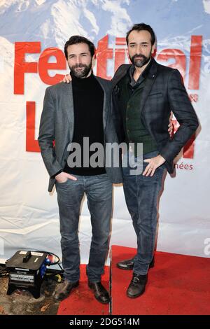 Mikael Fitoussi et Gregory Fitoussi assistent a un photocall lors du ...