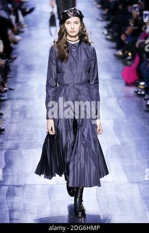 A model walks on the runway of Dior fashion show Women Ready to Wear ...