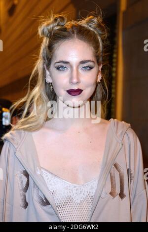 Chiara Ferragni attending the Fenty x Puma Spring/summer 2017 show as ...