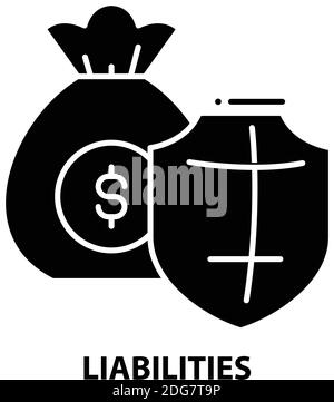 Liability insurance concept icon. Legal regulation. Injury from ...