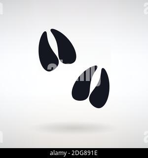 ox bull buffalo icon chinese happy new year poster zodiac sign ...