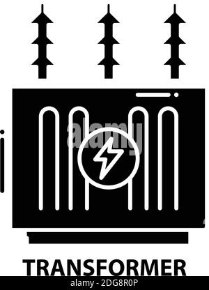 current electrical transformer cartoon vector illustration Stock Vector ...
