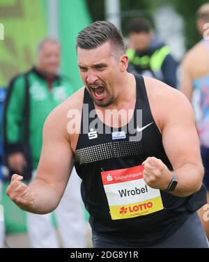 German Discus Thrower David Wrobel SC Magdeburg At The Schönebecker ...