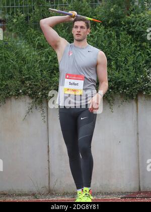 German javelin thrower Bernhard Seifert SC Potsdam SchÃ¶nebecker Sole ...