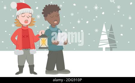 Children singing songs Stock Vector Image & Art - Alamy