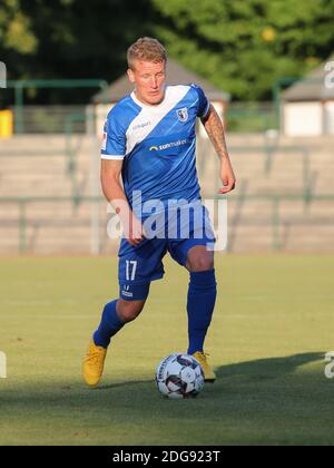 Footballer Richard Weil (1.FC Magdeburg-Saison 2018-19 Stock Photo - Alamy