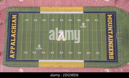 Aerial View Of Kidd Brewer Stadium On The Grounds Of Appalachian State ...