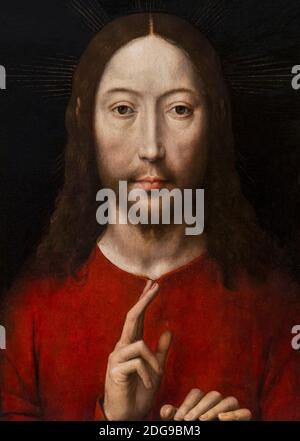 Christ Blessing, Hans Memling, 1481, Museum of Fine Arts, Boston, Mass ...