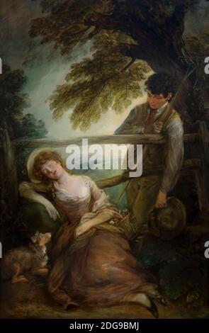 Haymaker and Sleeping Girl, Thomas Gainsborough, late 1780's, Museum of ...