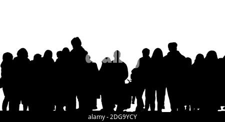 Group of People Back View Isolated Photo Stock Photo - Alamy