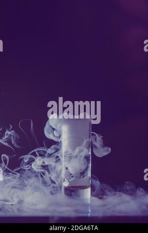 Abstraction: magic black smoke pattern on white Stock Photo - Alamy