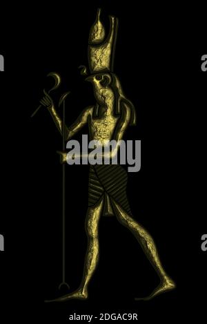 God of Ancient Egypt- Horus - Heru - the falcon-headed god - is one of ...