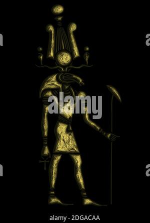 Image of the Khensu - God of ancient Egypt. Khensu is an Ancient ...