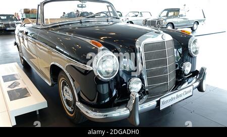 Mercedes-Benz W180 classic car isolated on white background Stock Photo ...