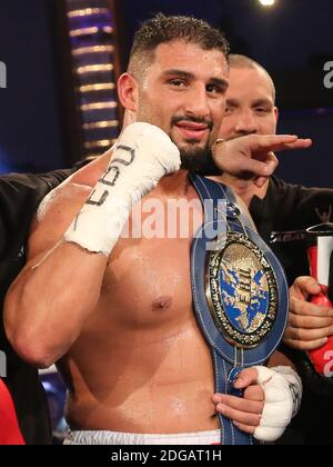 German heavyweight professional boxer Agit Kabayel (SES Boxing Stock ...