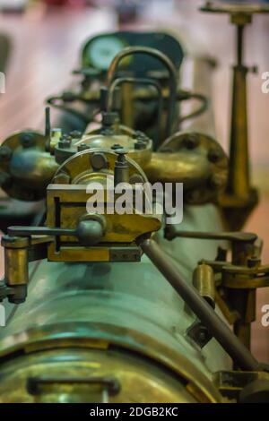 Old torpedo launcher tube from a warship. Submarine torpedo tubes are ...