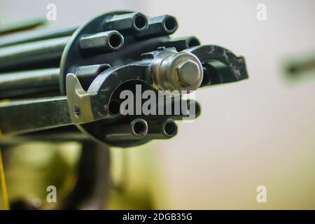 Old helicopter during Vietnam War, Saigon Vietnam Stock Photo - Alamy