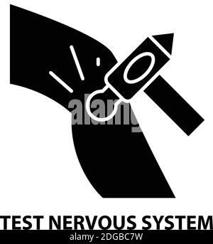Neurology, test of nervous system and disease treatment set. Tiny ...
