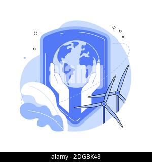 Resources protection abstract concept vector illustration Stock Vector ...