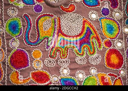 Indian woven textile, Ladakh, Jammu & Kashmir, India Stock Photo - Alamy