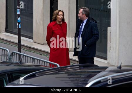 Anne-Marie Idrac arriving at the campaign headquarters of presidential ...