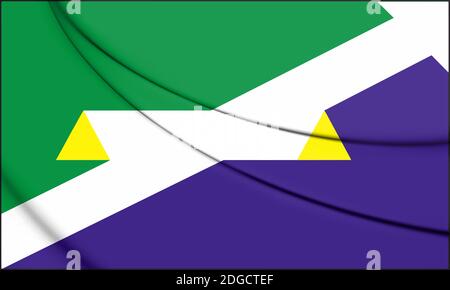 Flag Of Fishers City Indiana Stock Photo - Alamy