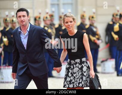 Tiphaine Auziere, daughter of Brigitte Macron and husband Antoine when ...