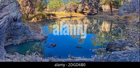One of several natural ponds near Sycamore Falls known as the Pomeroy ...