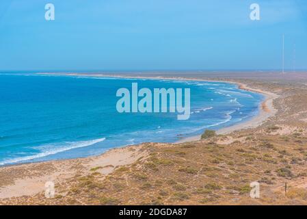 Aerial View of Ningaloo Reef, near Tantabiddi, Exmouth, Western ...