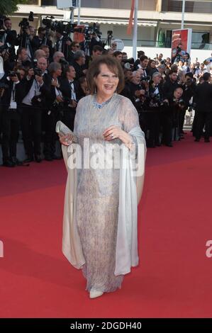 Claudia Cardinale arriving on the red carpet of the 70th Anniversary ...