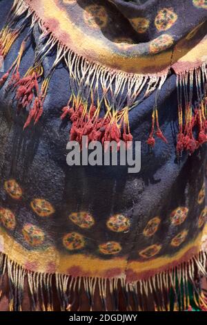 Indian woven textile, Ladakh, Jammu & Kashmir, India Stock Photo - Alamy