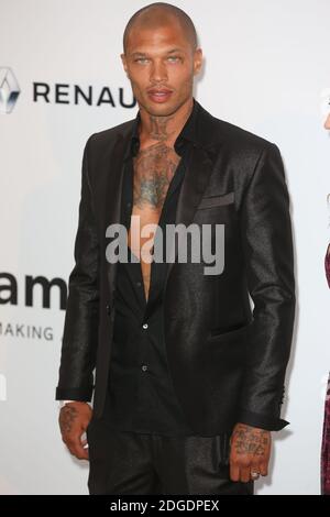 Jeremy Meeks attending the 24th amfAR Gala held at the Hotel du Cap ...