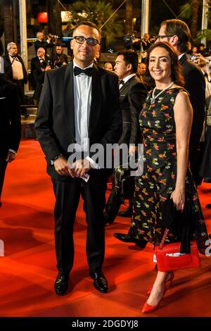 Jordan's Princess Rym Ali (R), with brother Algerian producer and ...