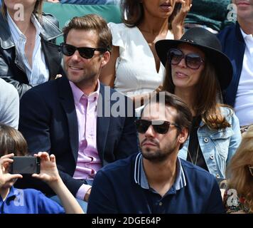 Actor Jamie Bamber and his wife singer Kerry Norton attend the French ...