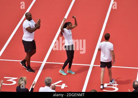 Teddy Rinner, Marie-Jose Perec and Renaud Lavillenie attend events to ...