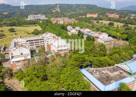 Aerial view of National Chi Nan University Stock Photo - Alamy