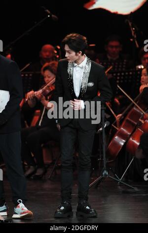 --FILE--Zhu Zhengting, a Chinese singer and actor, appears at the 7th ...